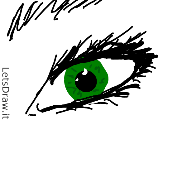 How to draw green-eyed / 9uc6qn5is.png / LetsDrawIt