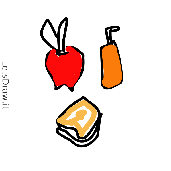 How to draw lunch / 9usmkp1ur.png / LetsDrawIt
