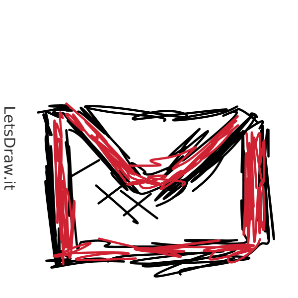 How to draw Email / 9wtobdrt4.png / LetsDrawIt