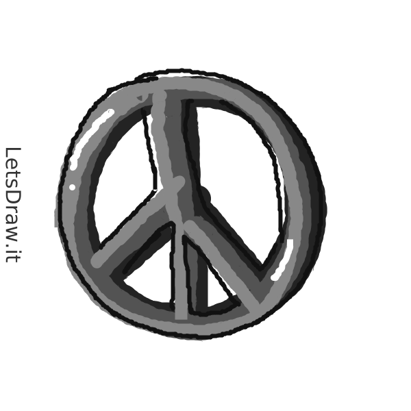 How to draw peace / 9x64tsjyb.png / LetsDrawIt