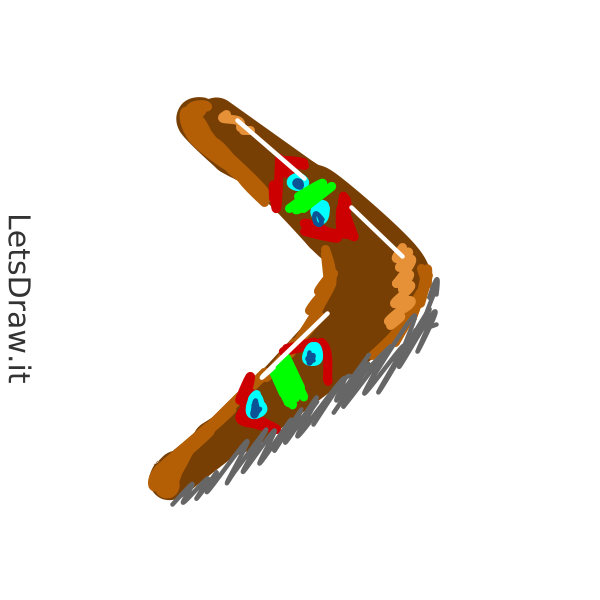 How to draw boomerang / 9xgcnfuk5.png / LetsDrawIt