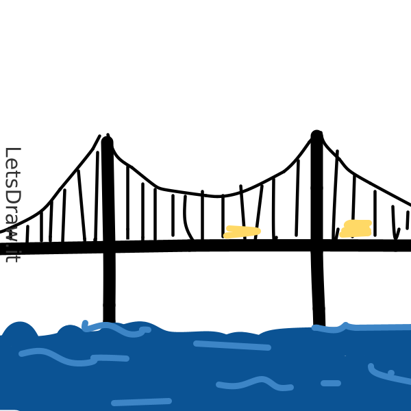 How to draw bridge / 9zeebs9y4.png / LetsDrawIt