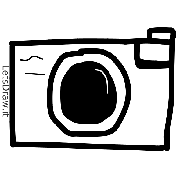 How to draw camera / a1srb1csy.png / LetsDrawIt