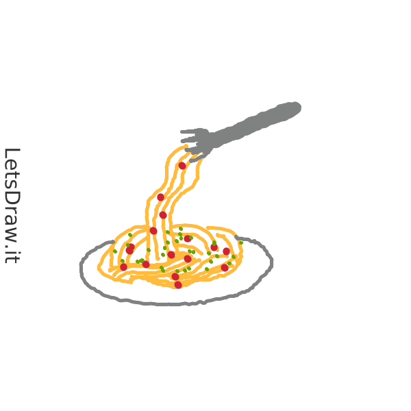 How to draw pasta / a1z6c7uup.png / LetsDrawIt