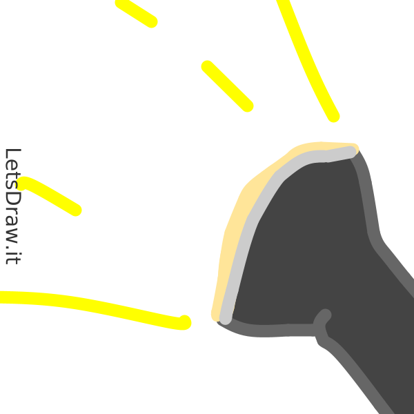 How to draw flashlight / a37igyq1k.png / LetsDrawIt