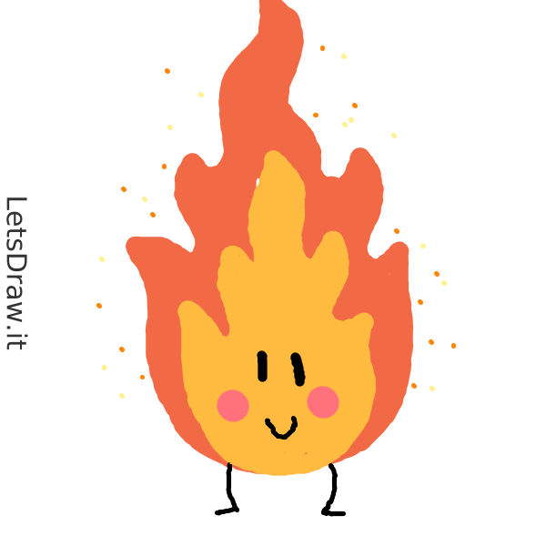 How to draw fire / a4trpaj61.png / LetsDrawIt