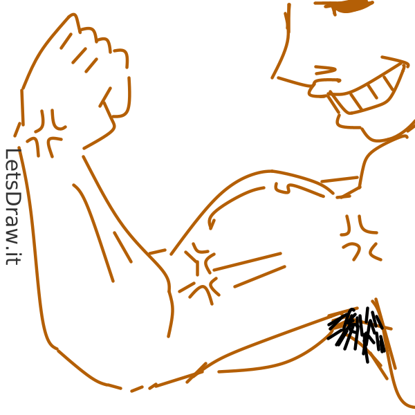 How to draw muscle / a5rqgdd53.png / LetsDrawIt