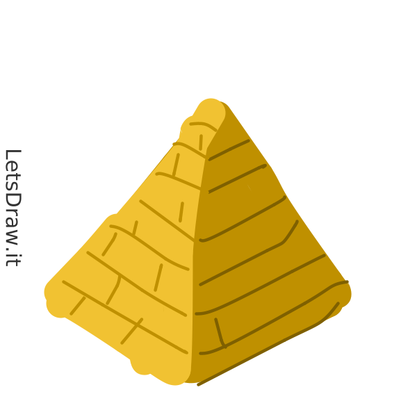 How to draw pyramid / a5tggdzgy.png / LetsDrawIt