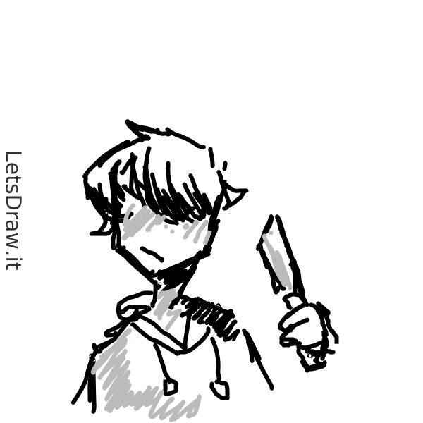 How to draw killer / a6jro4hbh.png / LetsDrawIt