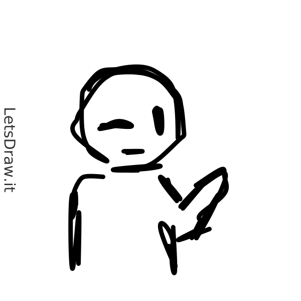 How to draw wink / a6nxk518f.png / LetsDrawIt