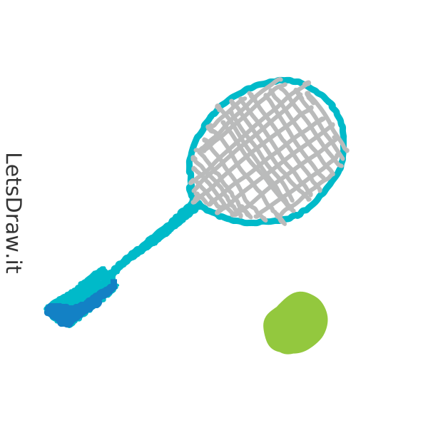 How to draw tennis racket / a7f1q4bbq.png / LetsDrawIt