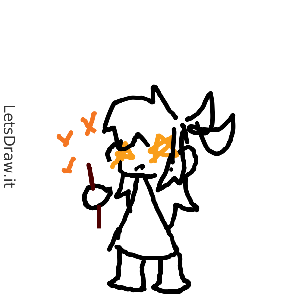 How to draw magic wand / a8a1o8fbu.png / LetsDrawIt