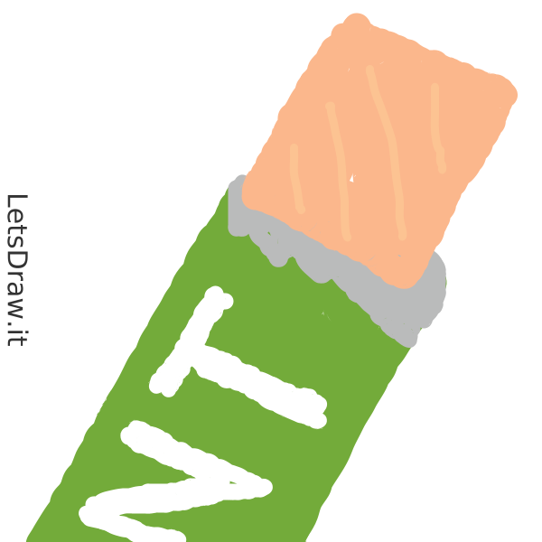 How to draw stick of gum / a98no6h5c.png / LetsDrawIt