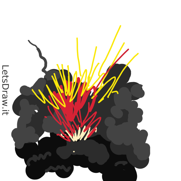 How to draw explosion / aamgoudsk.png / LetsDrawIt