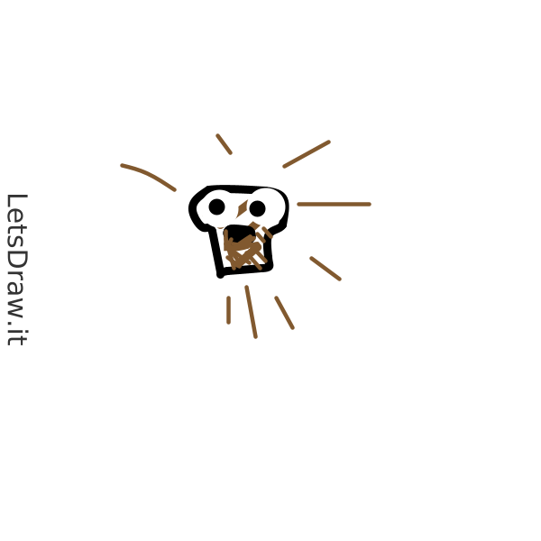 How to draw toast / aaqdf8kz.png / LetsDrawIt