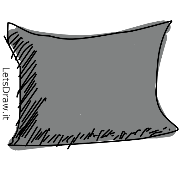 How to draw pillow / adno446s.png / LetsDrawIt