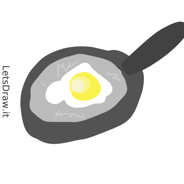 How to draw frying pan / adpbkfh4e.png / LetsDrawIt
