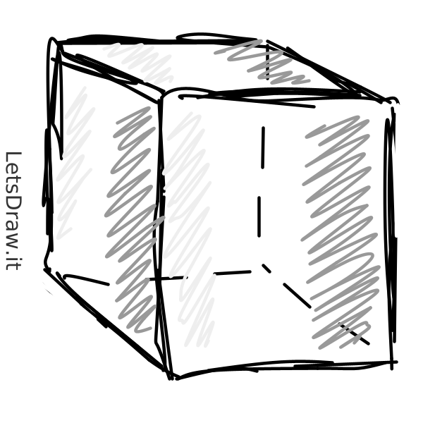 How to draw cube / adr6ncau5.png / LetsDrawIt