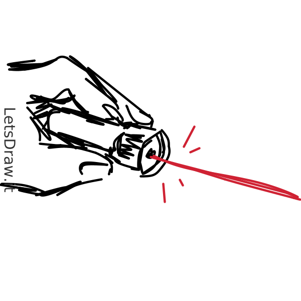 How to draw laser / aejbnet5f.png / LetsDrawIt