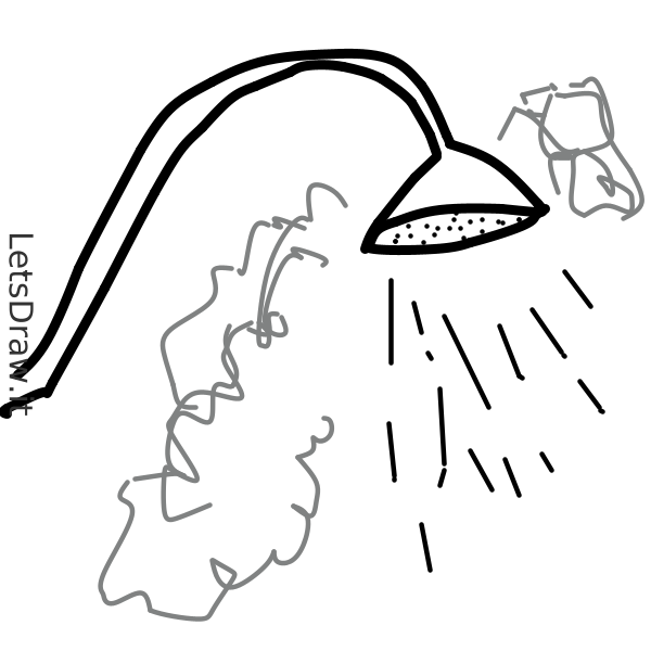 How to draw shower / aemdn9kek.png / LetsDrawIt