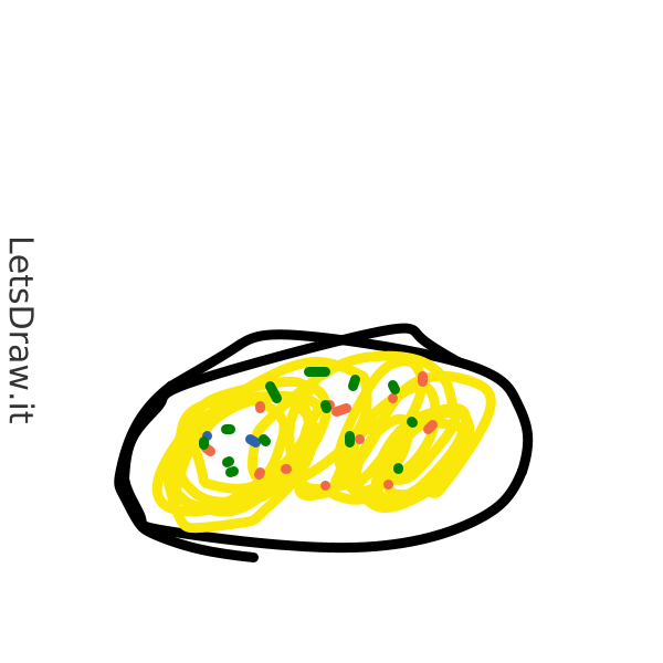 How to draw dinner / afq9b5h3g.png / LetsDrawIt
