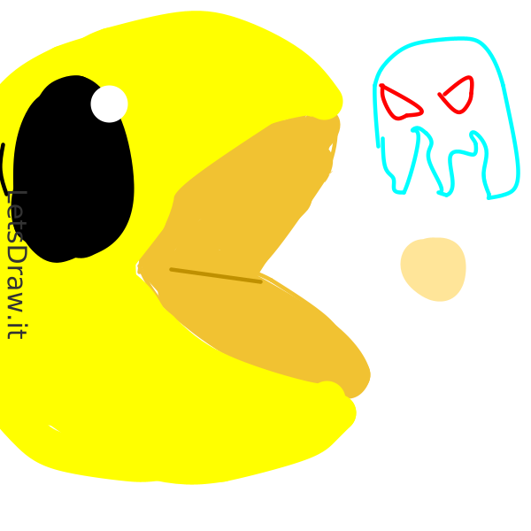 How to draw pacman / ag4b8dj1f.png / LetsDrawIt