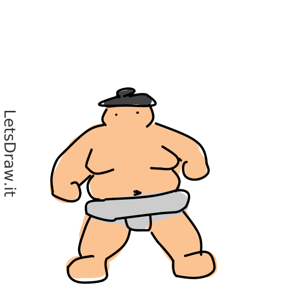 How to draw sumo / agr5kut3k.png / LetsDrawIt