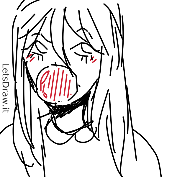 How to draw chewing gum / ah3wdm89b.png / LetsDrawIt