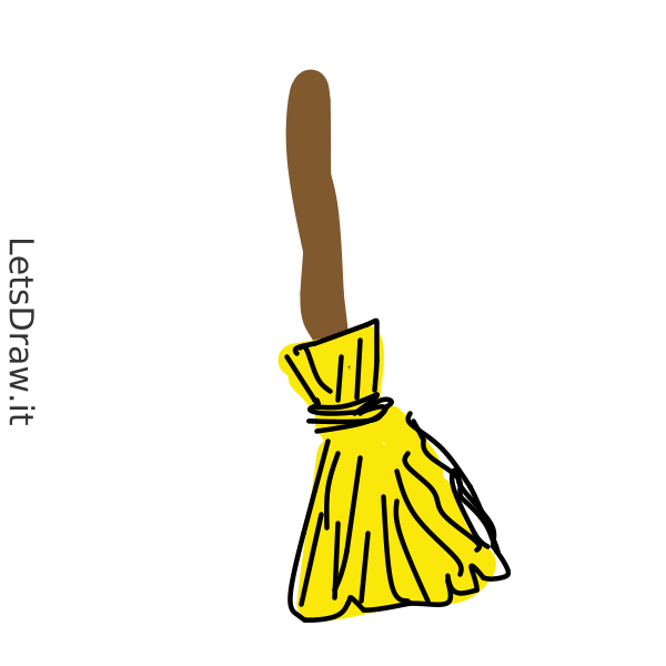 How to draw broom / ai5grb7cz.png / LetsDrawIt