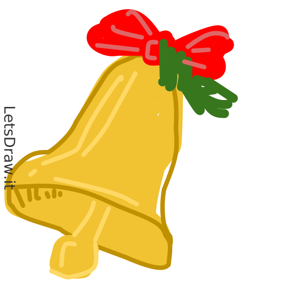How to draw bell / amhdb13j6.png / LetsDrawIt