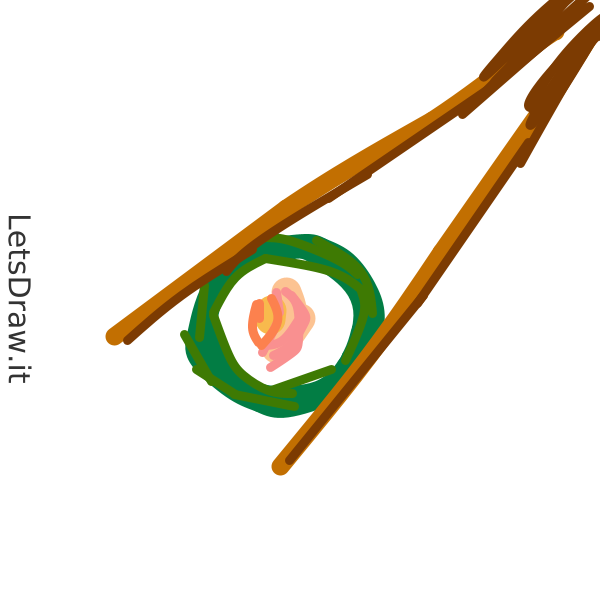 How to draw chopsticks / an97cyp1s.png / LetsDrawIt