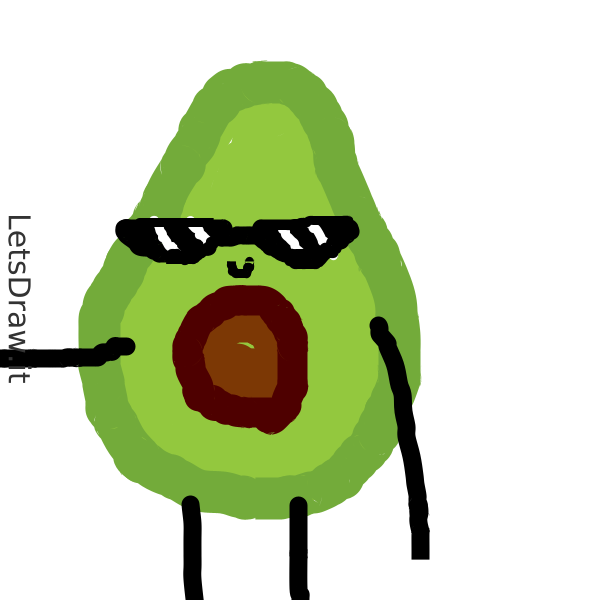 How to draw avocado / aop9x5okj.png / LetsDrawIt