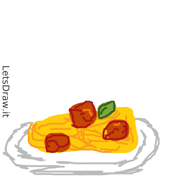 How to draw spaghetti / apupxzdzw.png / LetsDrawIt