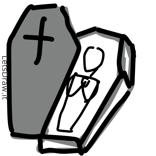 How to draw coffin / aqn6b1t9u.png / LetsDrawIt
