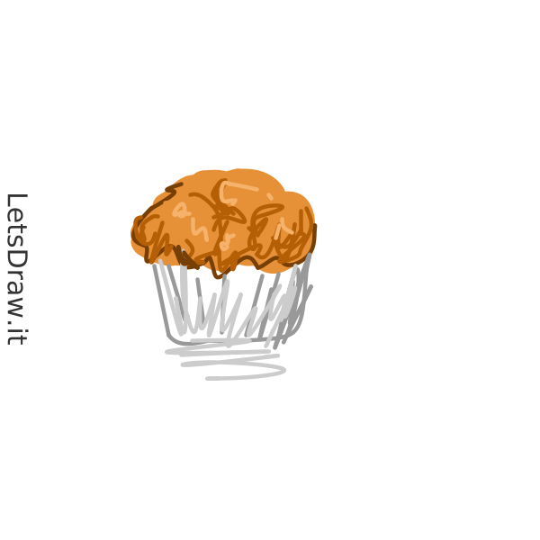 How to draw muffin / aqnrfoup6.png / LetsDrawIt