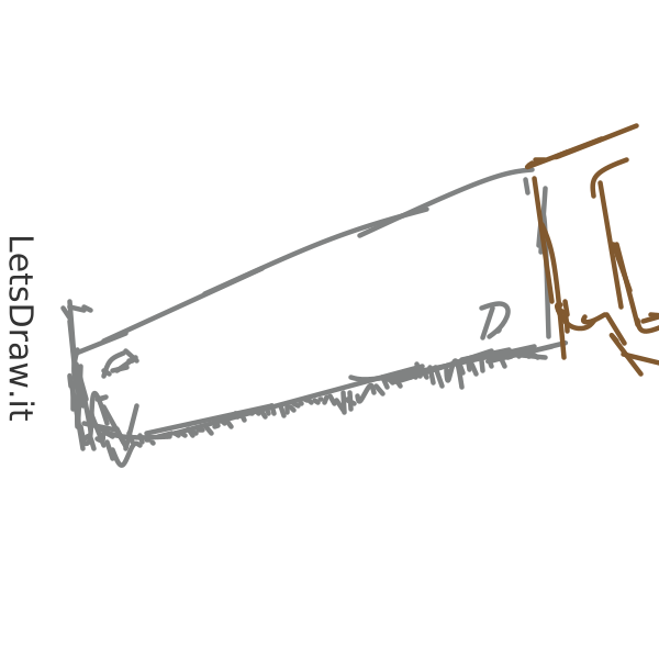 How to draw Hand saw / arnnnudqc.png / LetsDrawIt