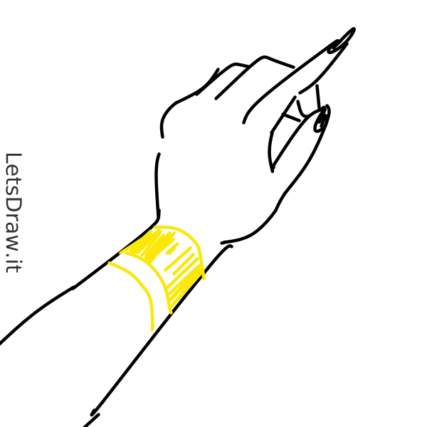 How to draw bracelet / as94cxst.png / LetsDrawIt