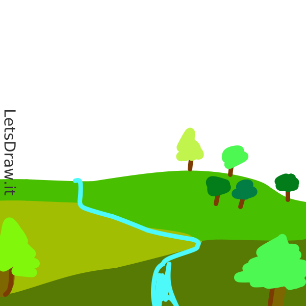 How to draw hill / atqtmdrss.png / LetsDrawIt