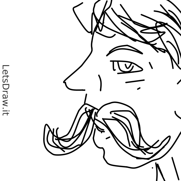 How to draw mustache / atzrbbcgq.png / LetsDrawIt