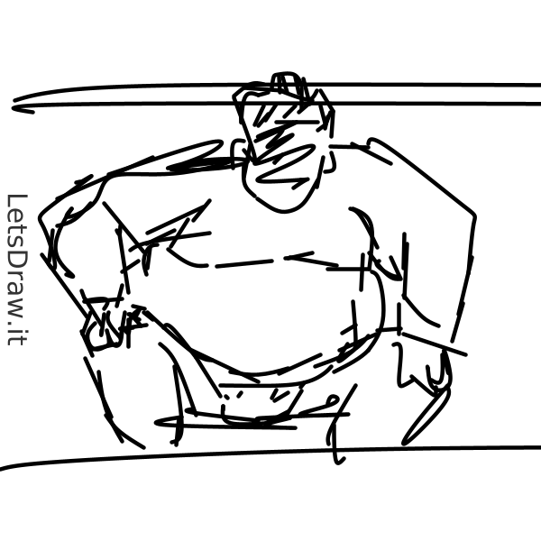 How to draw fat man / awh9g7ad9.png / LetsDrawIt