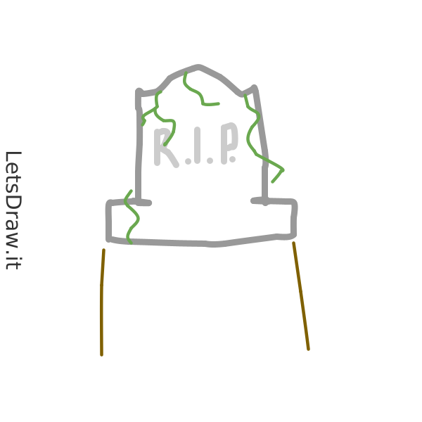 How to draw gravestone / axum8dh5x.png / LetsDrawIt
