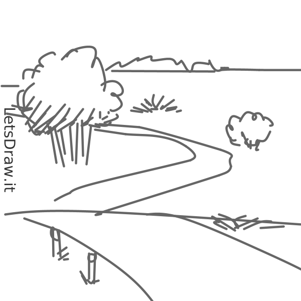 How to draw road / azcdgoek6.png / LetsDrawIt