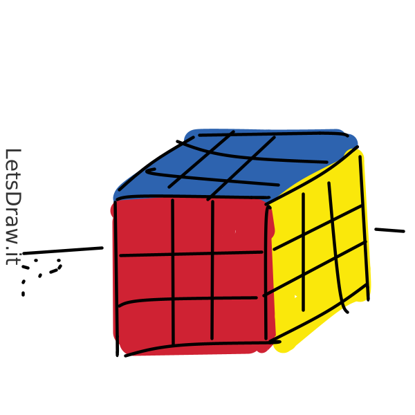 How to draw cube / azpyncauo.png / LetsDrawIt