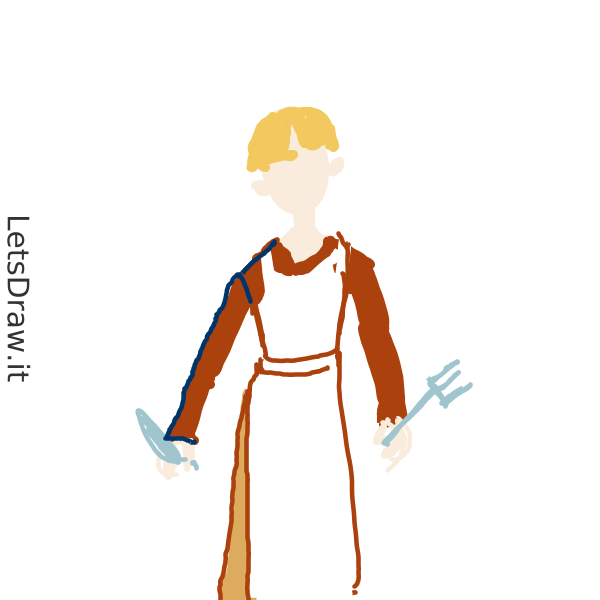 How to draw apron / b49kx314e.png / LetsDrawIt