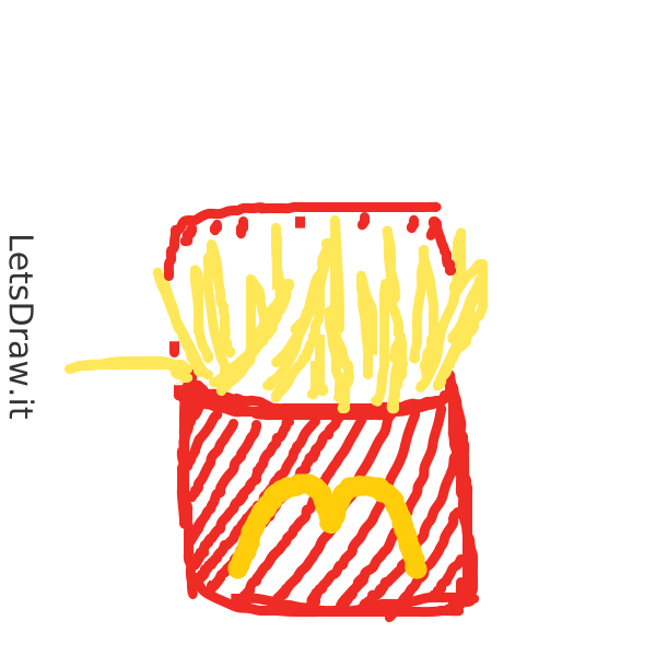 How to draw fries / b4nwxqnia.png / LetsDrawIt