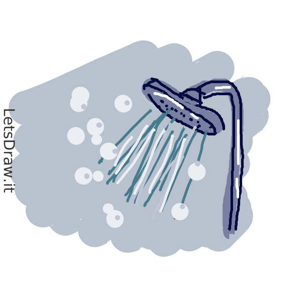 How to draw shower / b6h6fp1uy.png / LetsDrawIt