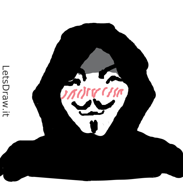 How to draw anonymous mask / b6ojxc8dd.png / LetsDrawIt