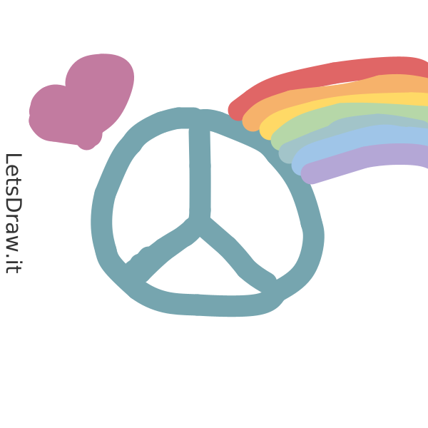 How to draw peace / b71mf7ujo.png / LetsDrawIt