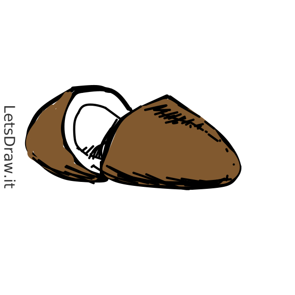 How to draw coconut / b9nad639a.png / LetsDrawIt