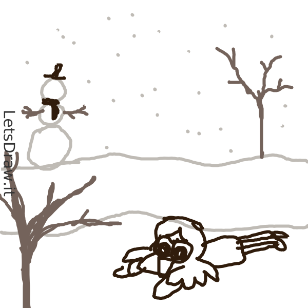 How to draw snow / b9upf4u9i.png / LetsDrawIt